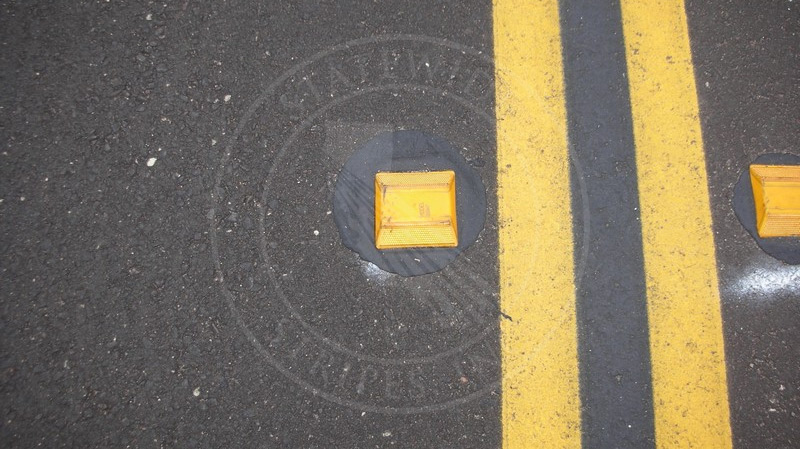 Raised Pavement Markers | Statewide Stripes - Parking Lot & Street ...